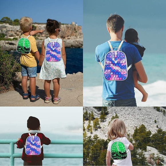 Accessories | Pop It Backpack Girlsboys Mini Toddler Bag Fidget ...